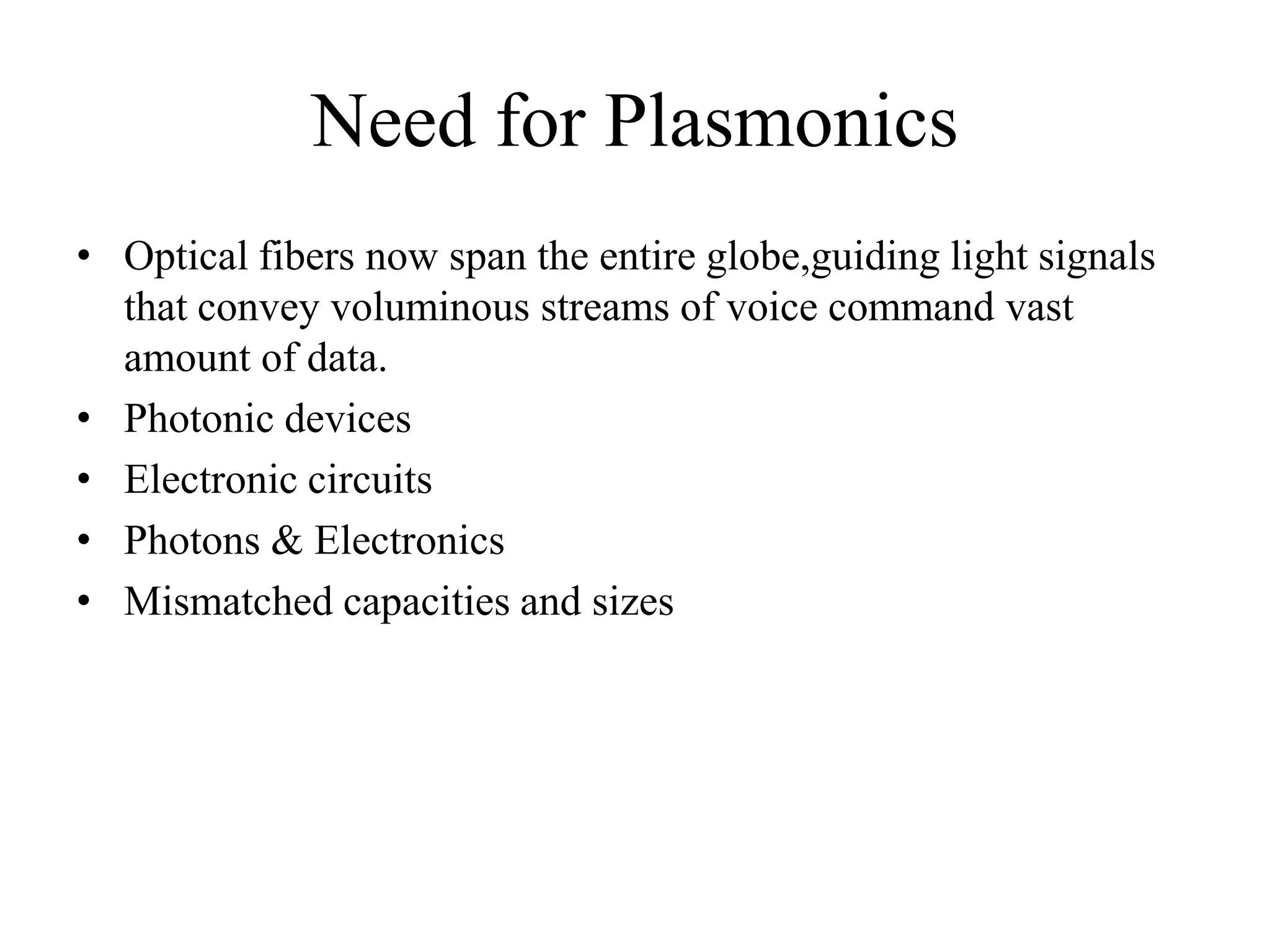 Plasmonics | PPTX
