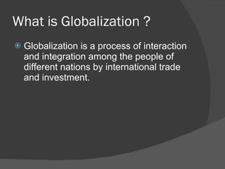 Colonization an globalization | PPT