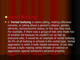 Bullying Powerpoint | PPT
