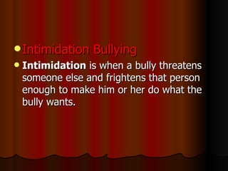 Bullying Powerpoint | PPT