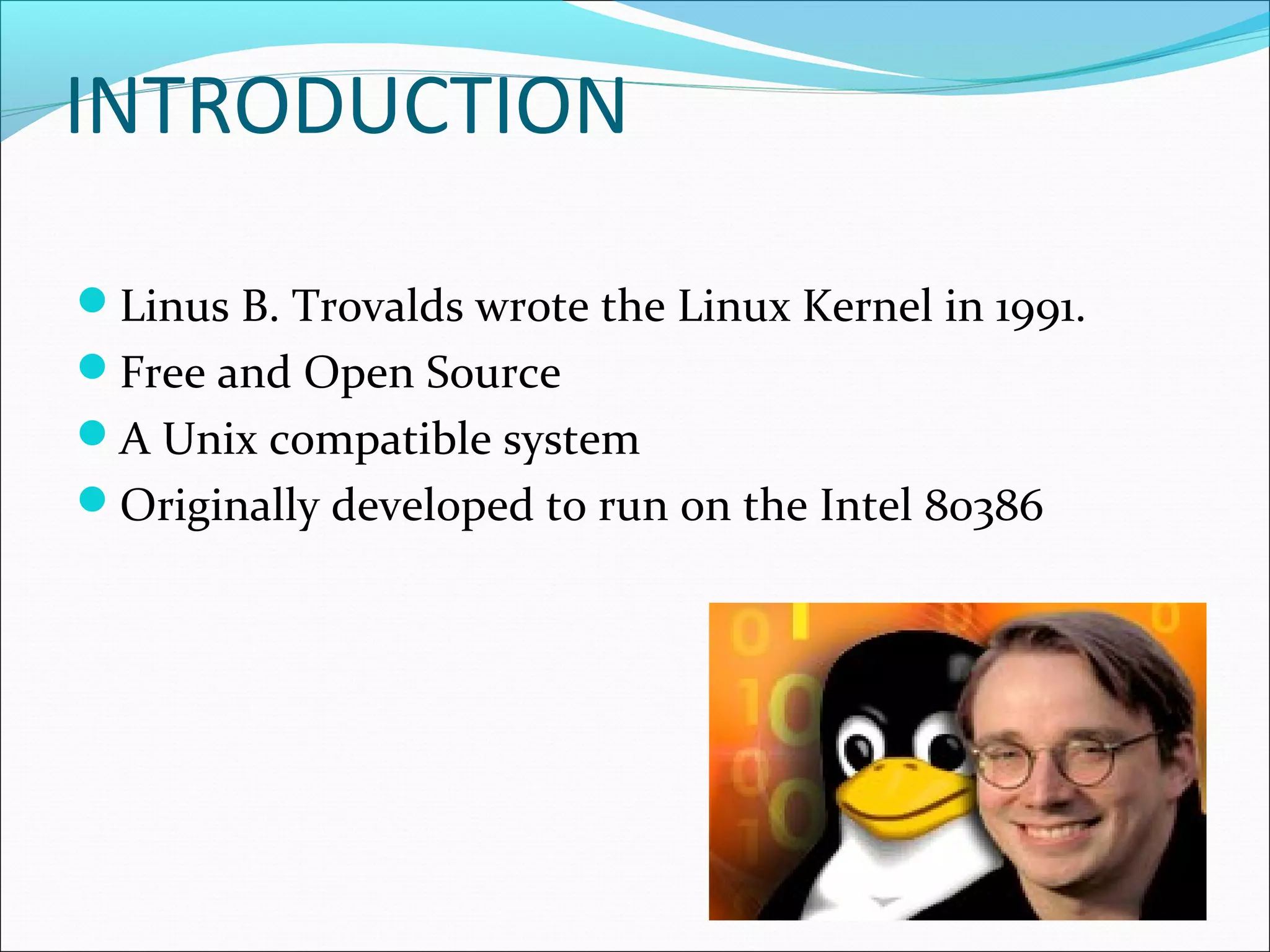 linux software architecture | PPT | Operating Systems | Computer Software and Applications