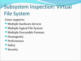 linux software architecture | PPT | Operating Systems | Computer Software and Applications