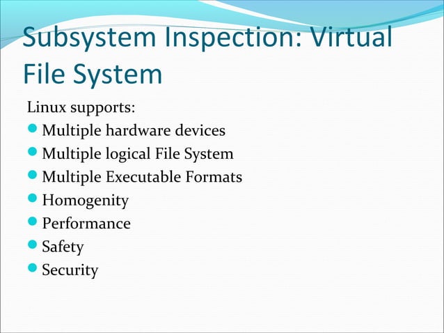 linux software architecture | PPT | Operating Systems | Computer ...