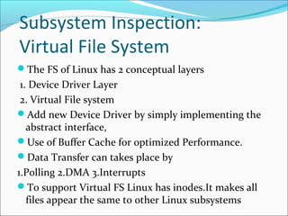 linux software architecture | PPT | Operating Systems | Computer ...