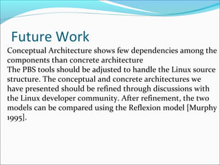 linux software architecture | PPT | Operating Systems | Computer Software and Applications