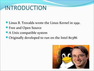 linux software architecture | PPT | Operating Systems | Computer Software and Applications