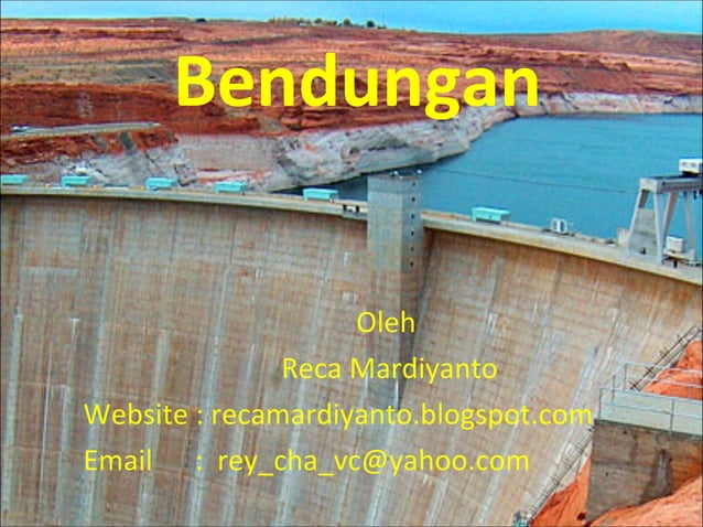 bendungan | PPT