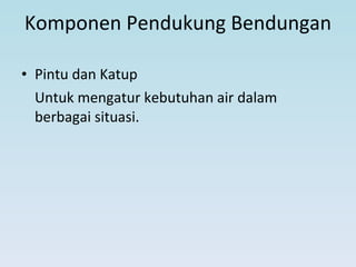 bendungan | PPT