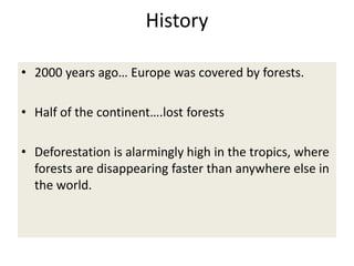 deforestation | PPTX
