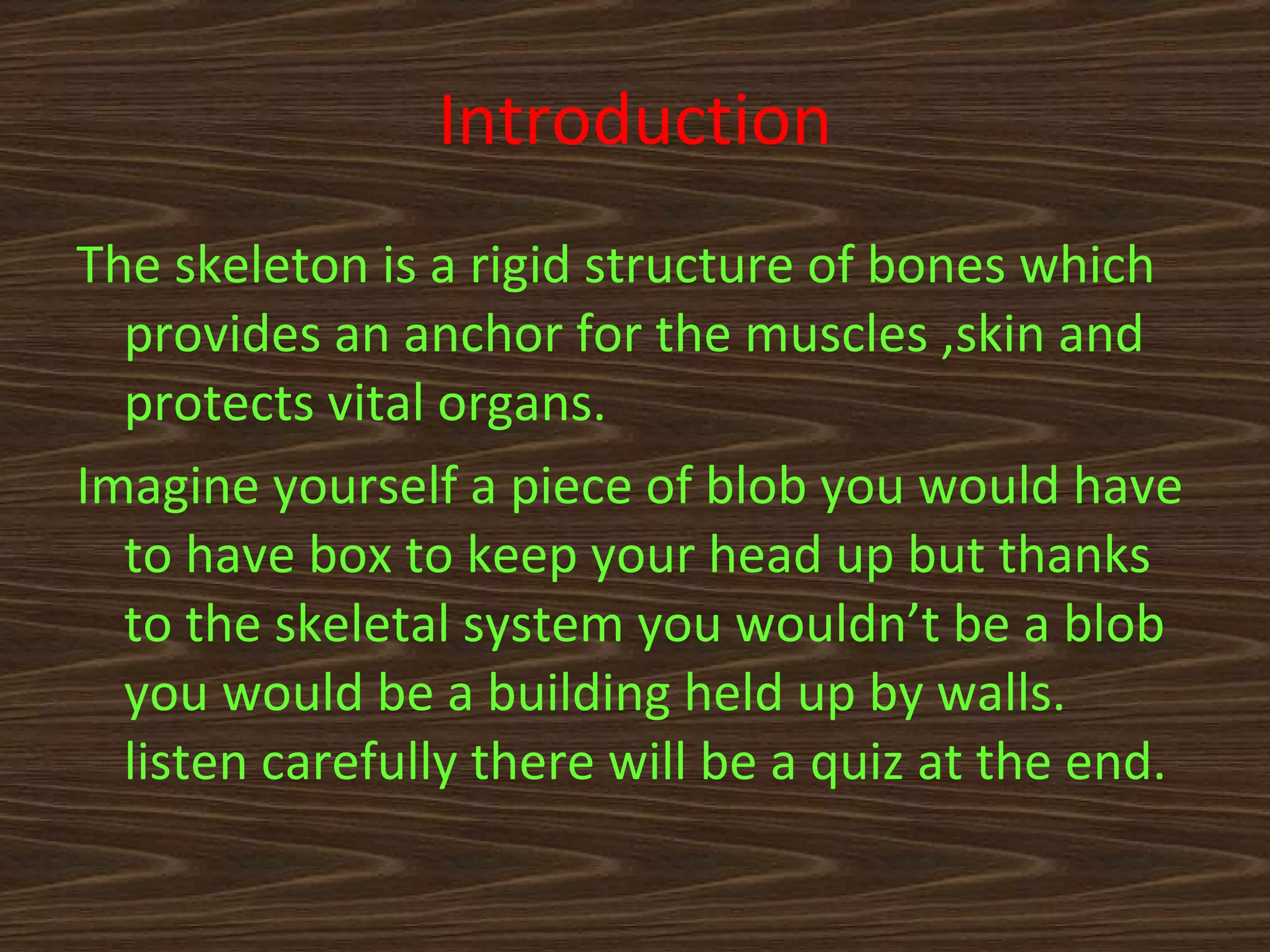 Skeletal System | PPT