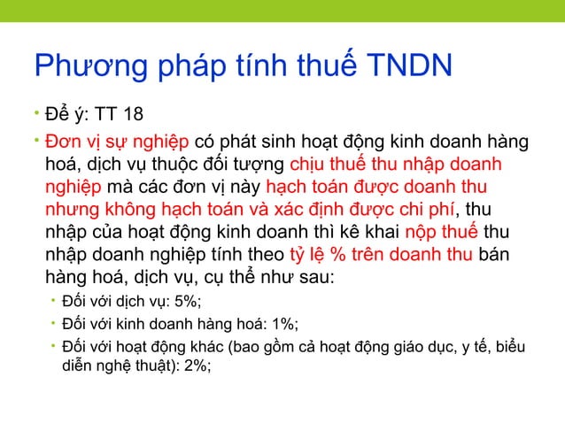 Chương 5: Thuế thu nhập doanh nghiệp | PPT