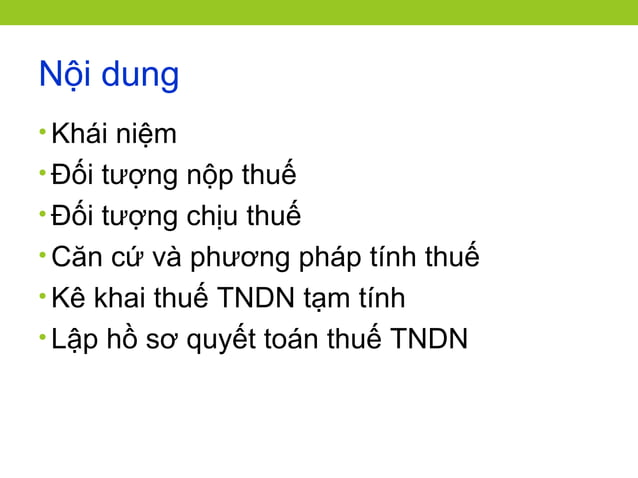 Chương 5: Thuế thu nhập doanh nghiệp | PPT