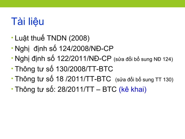 Chương 5: Thuế thu nhập doanh nghiệp | PPT