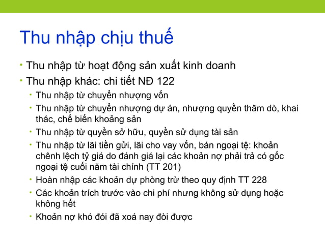 Chương 5: Thuế thu nhập doanh nghiệp | PPT