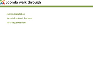 Joomla-Content Management System | PPTX