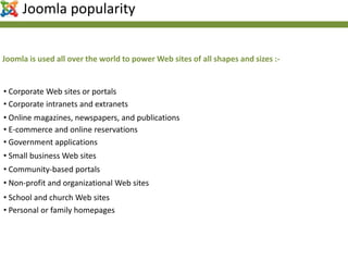 Joomla-Content Management System | PPTX
