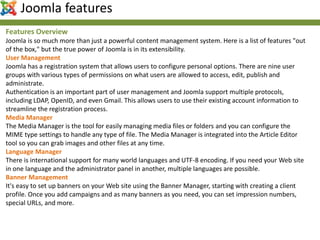 Joomla-Content Management System | PPTX