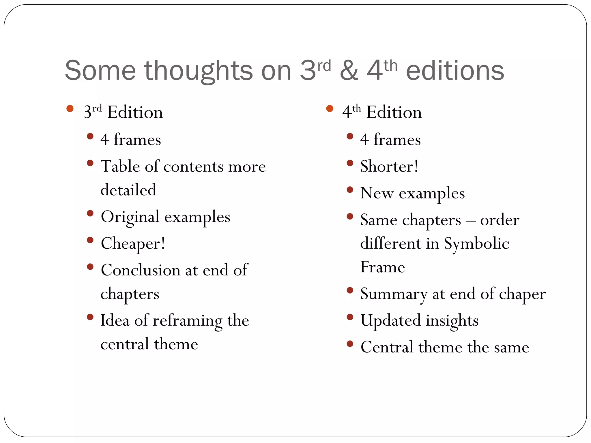 Bolman and Deal 1 and 2 | PPT