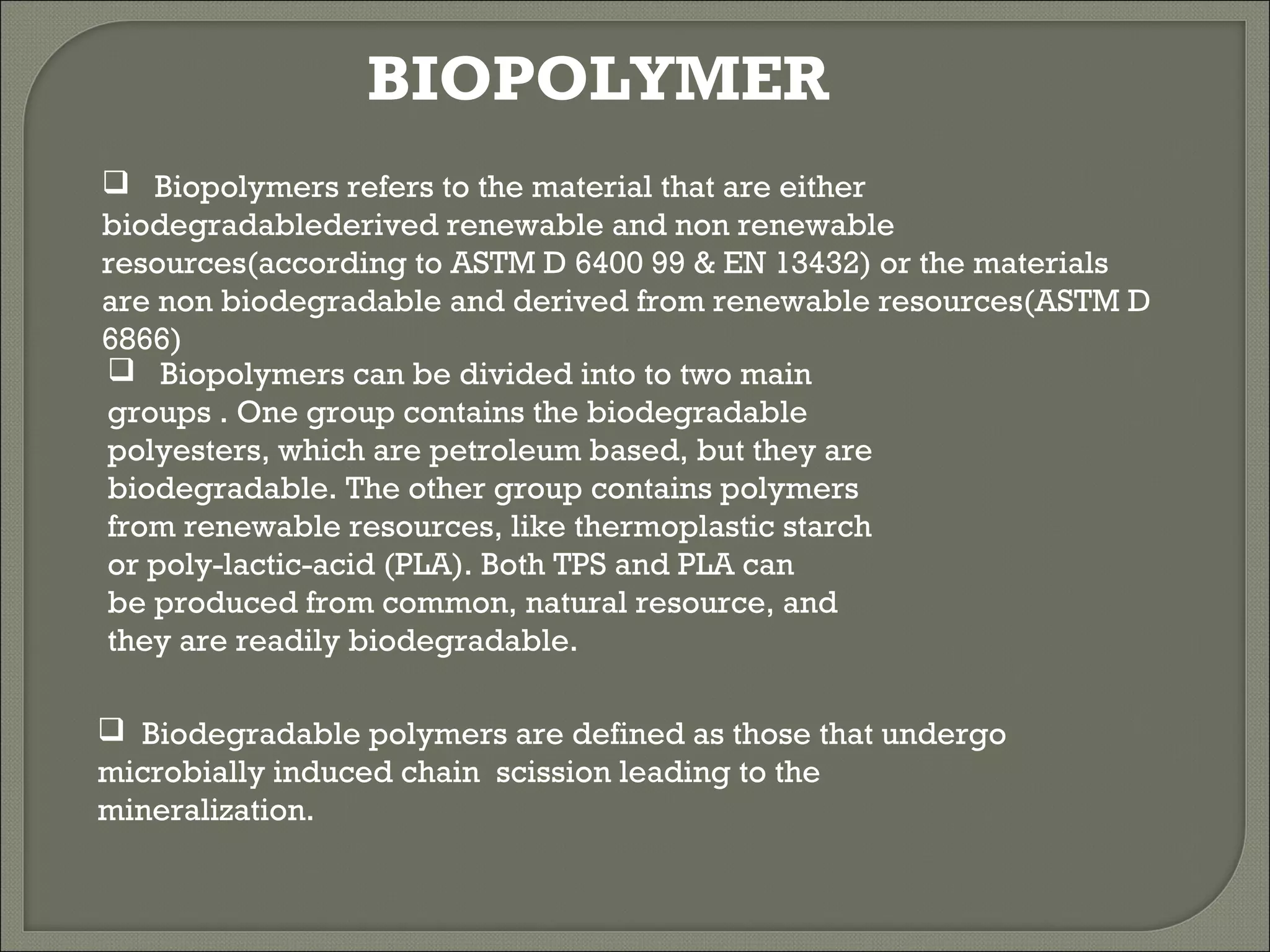 INJECTION MOLDING PROCESS FOR BIOPOLYMERS | PPT