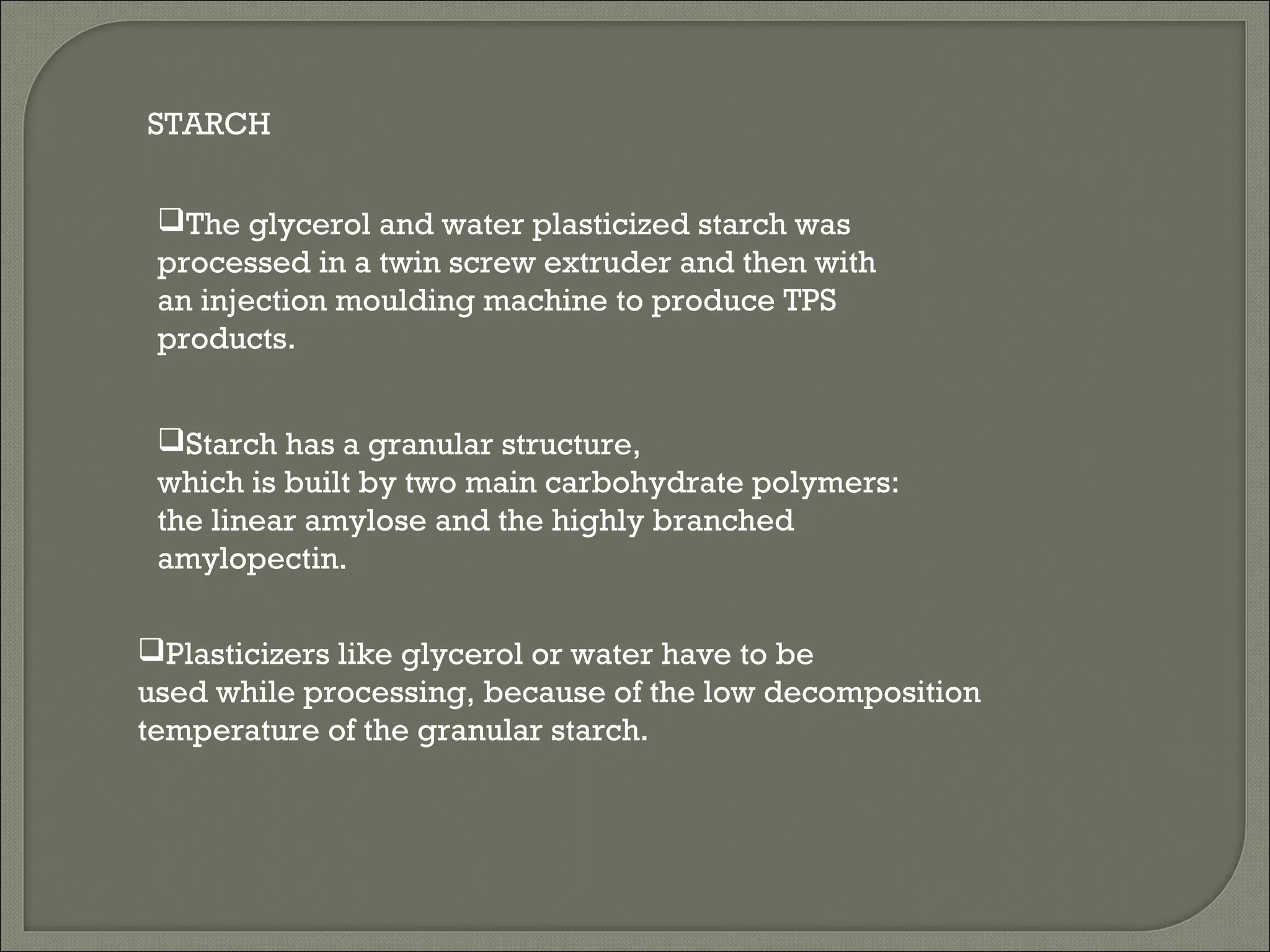 INJECTION MOLDING PROCESS FOR BIOPOLYMERS | PPT