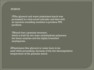 INJECTION MOLDING PROCESS FOR BIOPOLYMERS | PPT