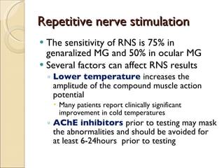 Myasthenia Gravis - Management | PPT