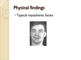 Myasthenia Gravis - Management | PPT