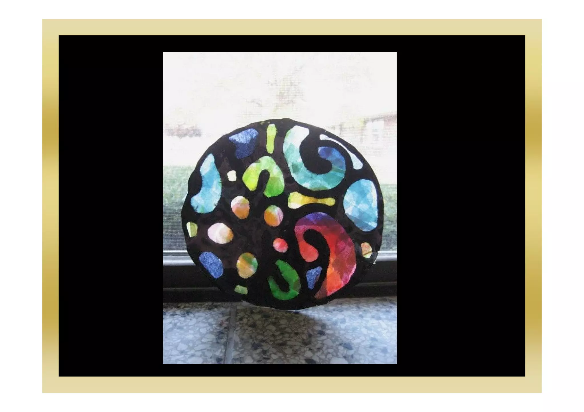 Tissue Paper Stained Glass | PDF | Painting | Arts and Crafts