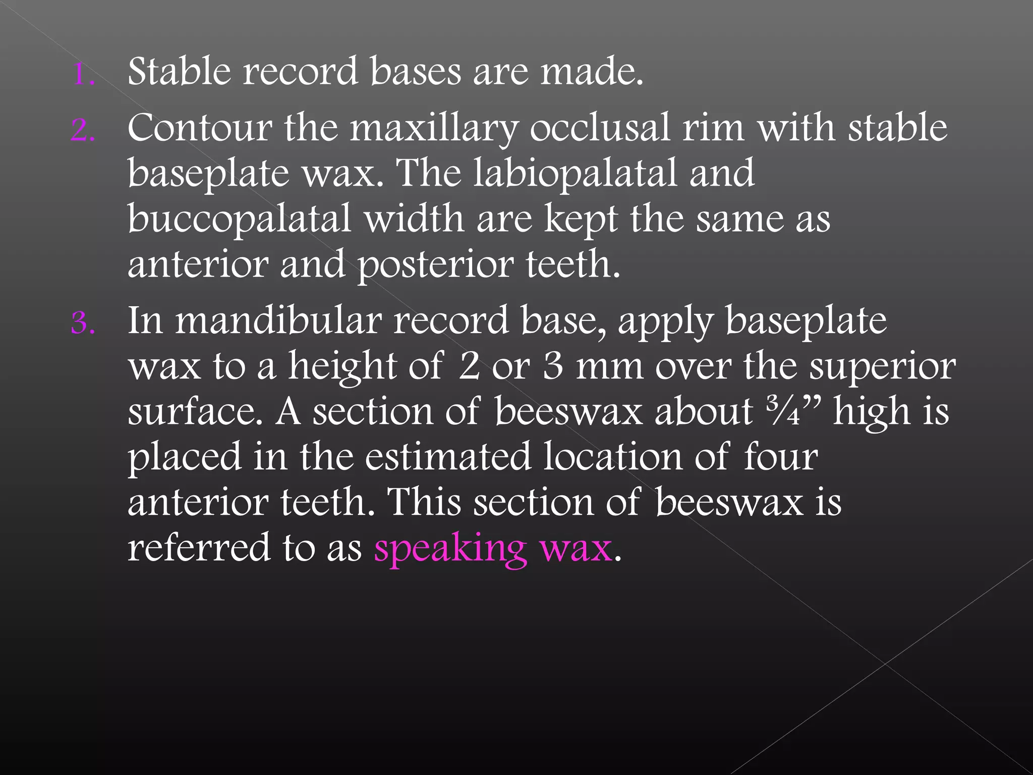 vertical jaw relation | PPT
