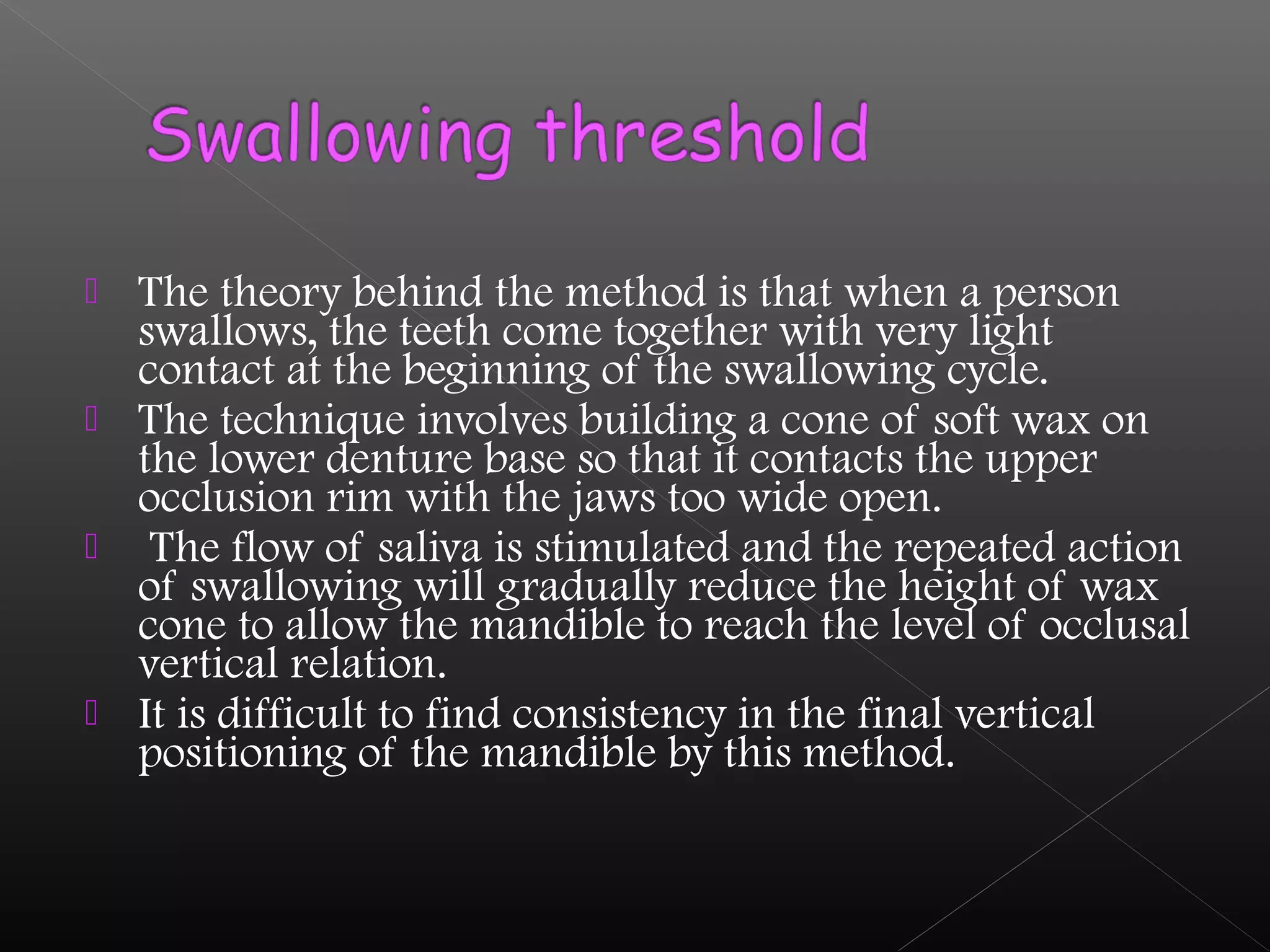 vertical jaw relation | PPT