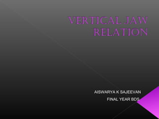 vertical jaw relation | PPT