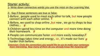 Using connectives | PPT