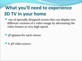 3DTV Broadcasting | PPT
