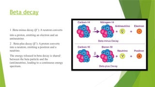 Nuclear physics presentation of measurements of beta particles | PPT