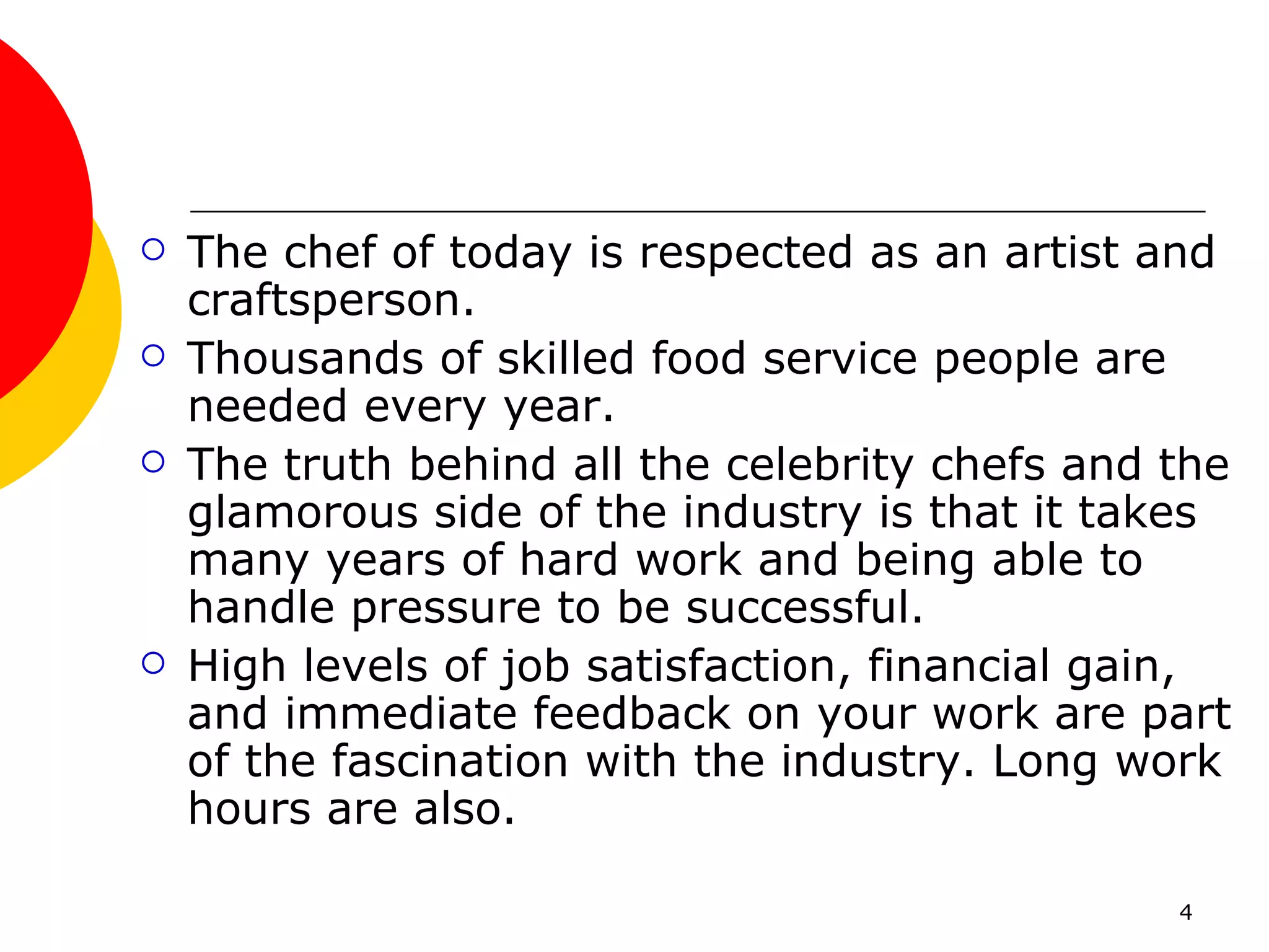 The Food Service Industry | PPT