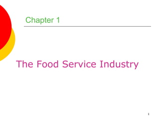 The Food Service Industry | PPT