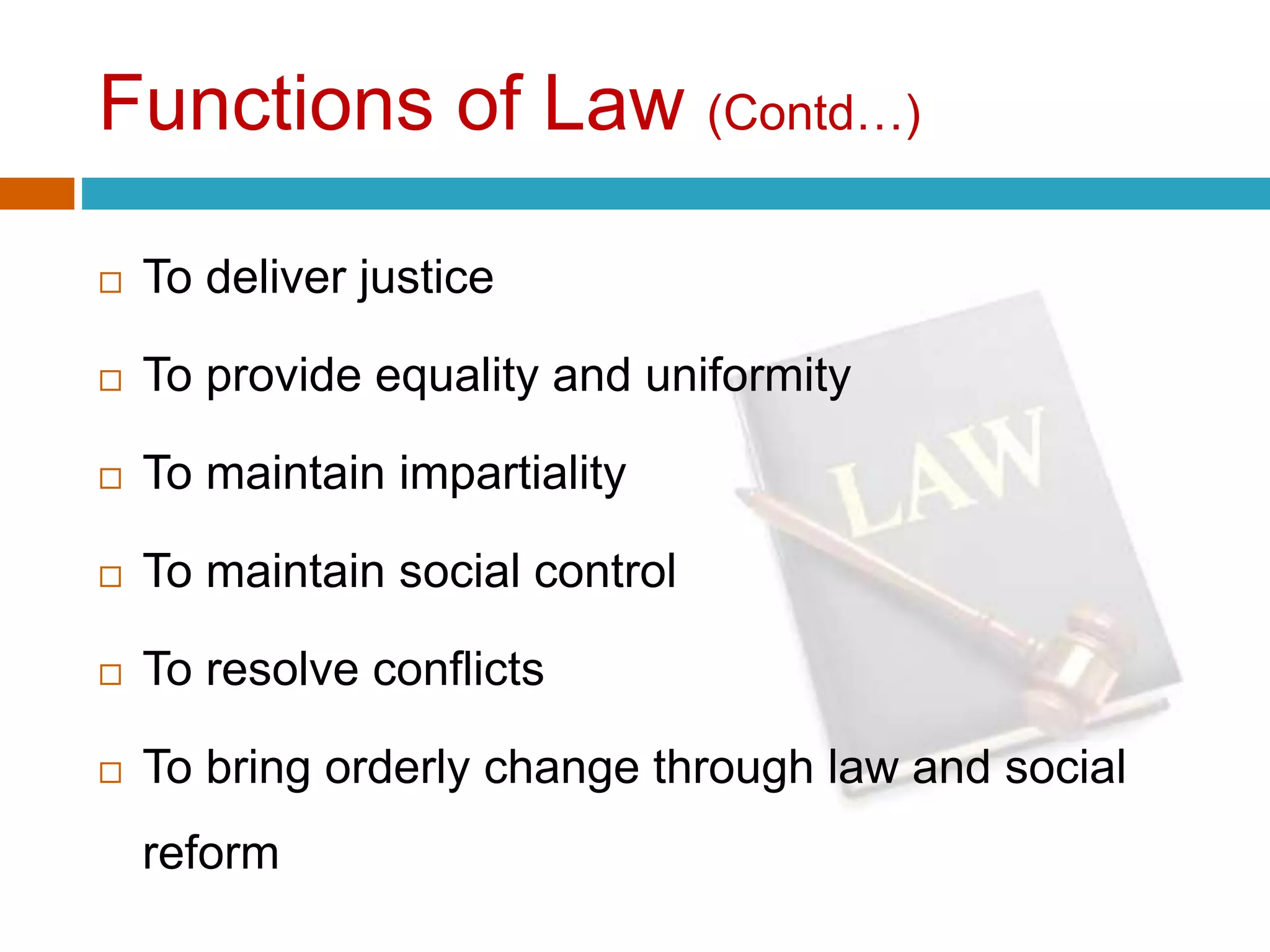 Introduction to Law | PPTX