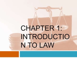 Introduction to Law | PPTX