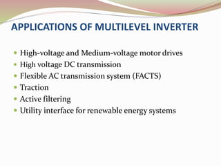 Flying Capacitor Multi Level Inverter | PPTX