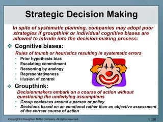 Strategic Management Chapter 1.ppt on Strategic Leadership | PPT