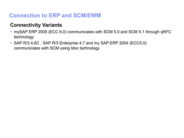 PPT01_EWM_BASIC_ABOUT_EWM_V1_all information.PPT | Logistics and Transportation Industry ...