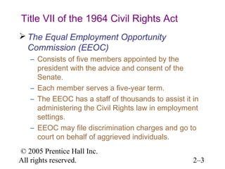 Equal Opportunity and the Law | PPT