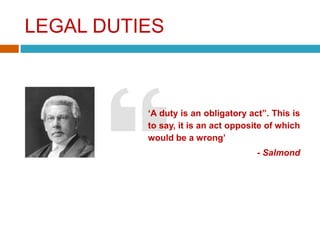 Legal Rights and Duties | PPTX