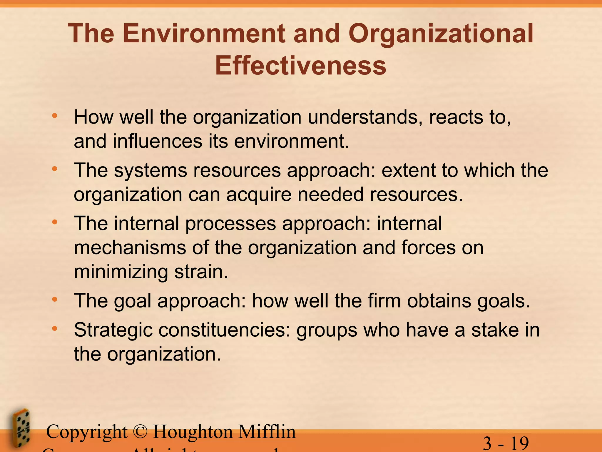 The Environment and Culture of Organizations| Chapter -3 Management ...