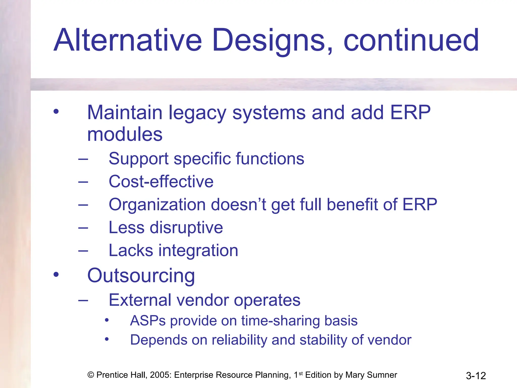 Planning, design and implementation of ERP | PPT | Databases | Computer Software and Applications