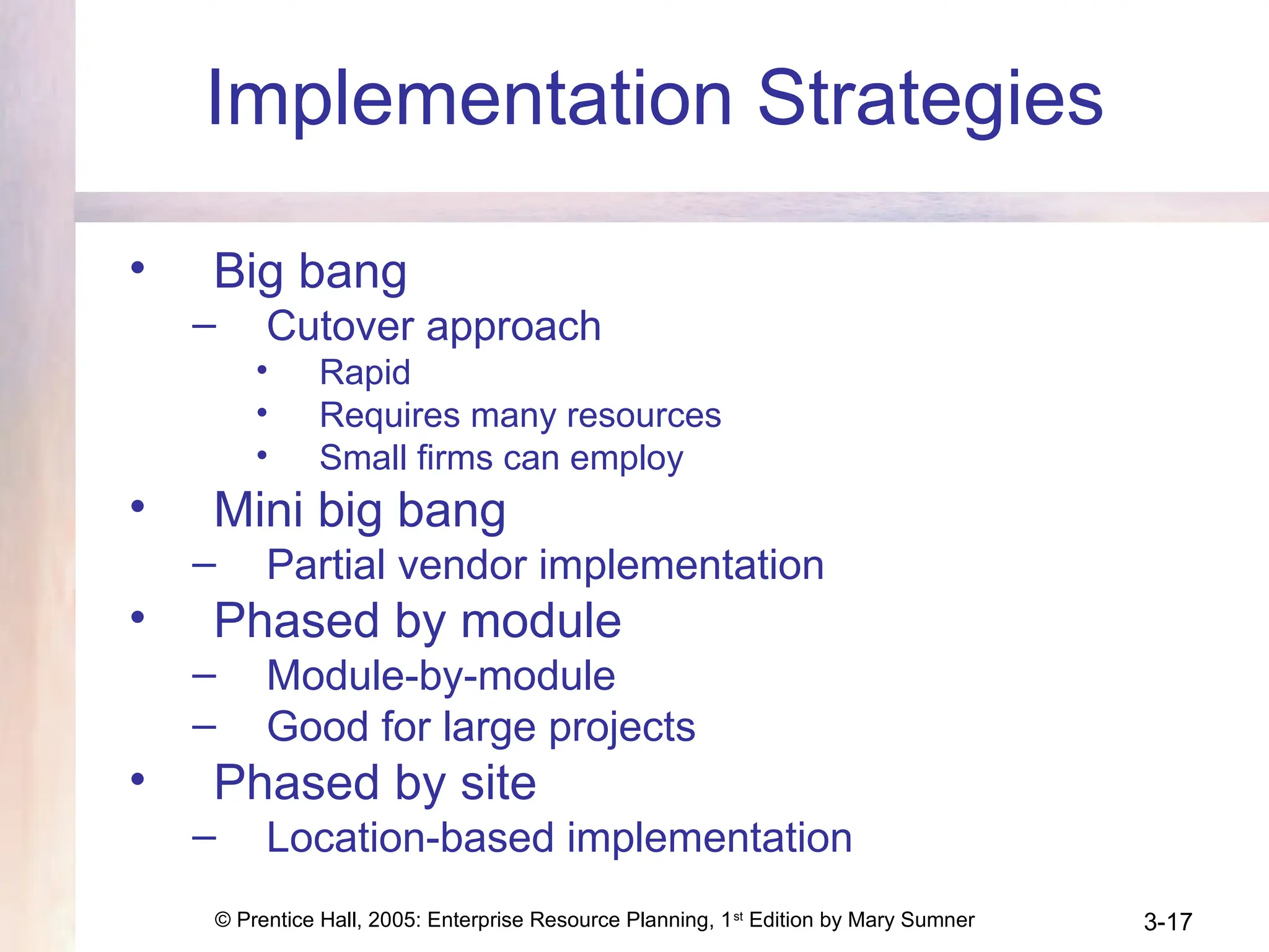 Planning, design and implementation of ERP | PPT