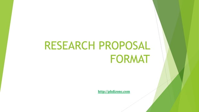 Research Proposal Format | PPTX