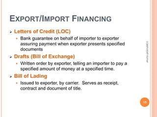 Ppt 03 import &export | PPT