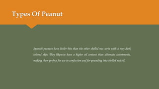 Types Of Peanut | PPT