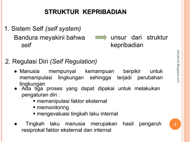 Ppt 05. teori social cognitive bandura 1 | PPT